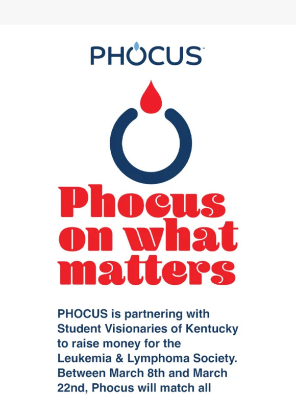 Phocus: Join Phocus to support a great cause! | Milled