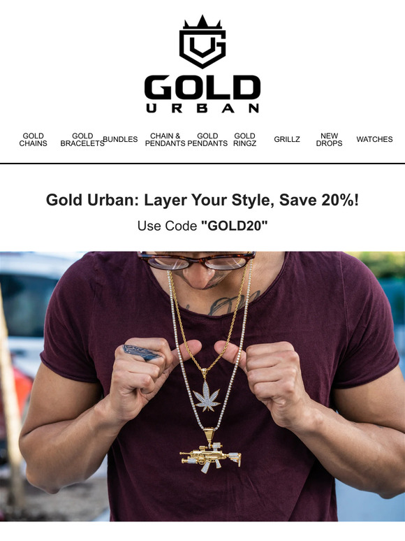 Gold Urban: Glow Up: Layering Techniques with Gold Chains & Necklaces ...