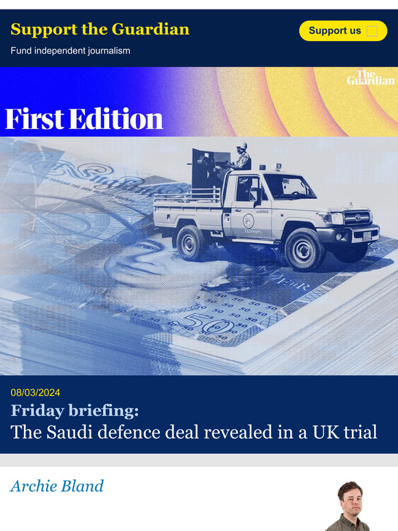 The Guardian: The MoD and the Saudi prince | First Edition from the ...