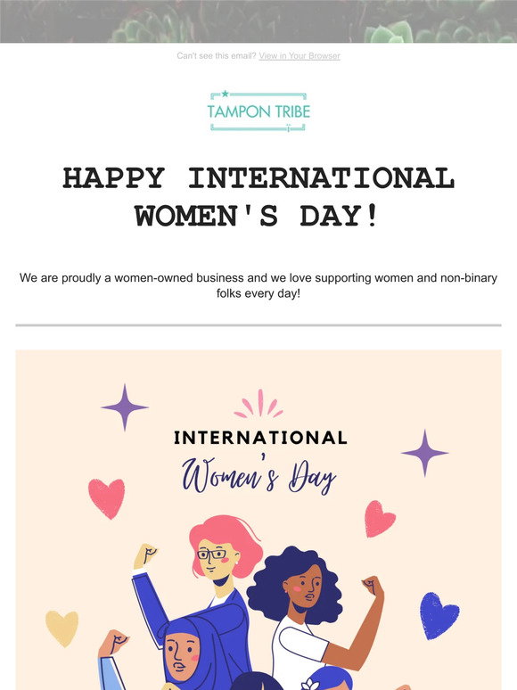 Tampon Tribe: 25% OFF for WOMEN'S DAY!! Yippee 💫 | Milled