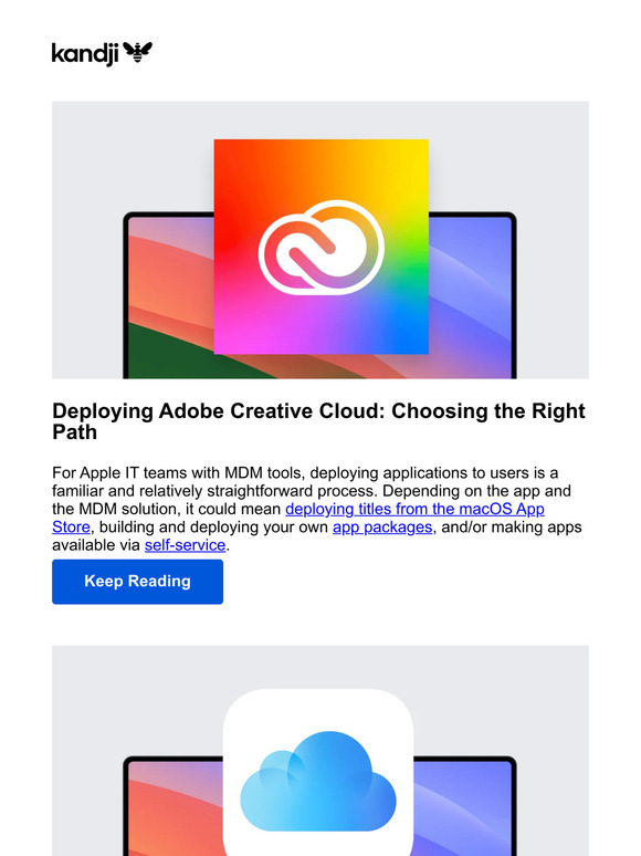 Kandji: Deploying Adobe Creative Cloud: Choosing the Right Path | Milled