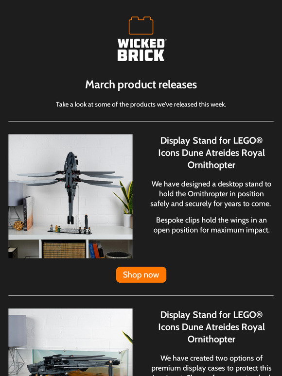 Wicked Brick: Four exciting new displays just released 🔥 | Milled