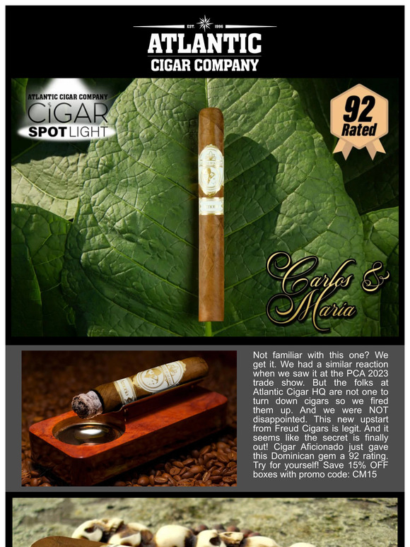 Atlantic Cigar Company: Cigar Spotlight - Carlos & Maria | Milled