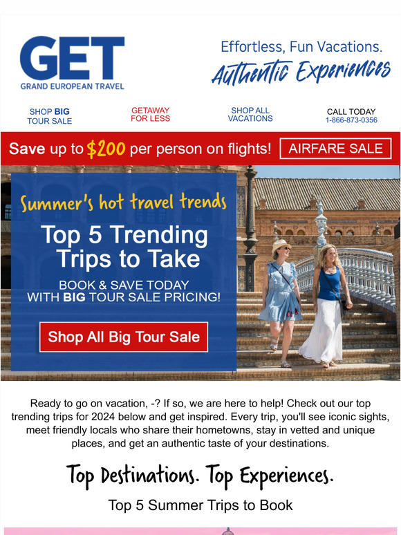 Grand European Travel: Ready for Adventure? The Top 5 Summer Trips of ...