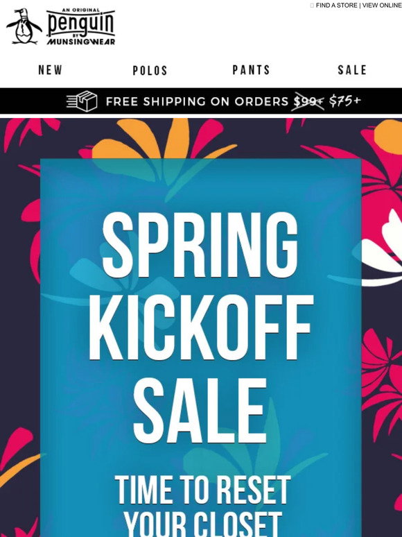 Original Penguin: Kick Off Spring in Best-Selling Sale Styles | Milled