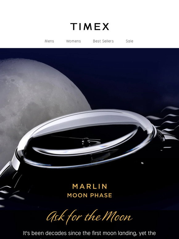 Timex: Coming Soon: Marlin Moon Phase | Milled