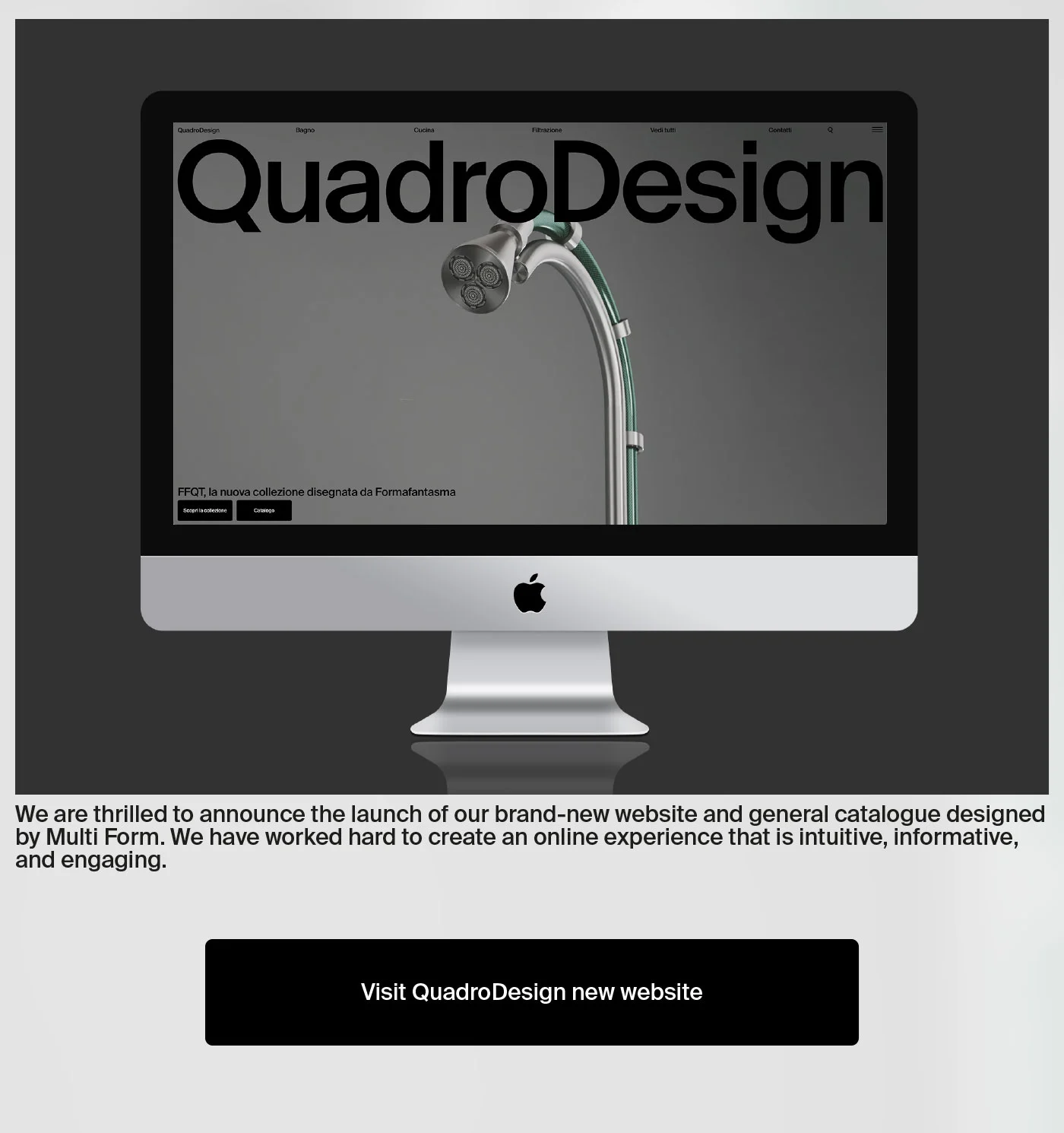 Archiproducts IT: QuadroDesign, 2024 general catalog for bathroom, kitchen, filtration and new ...