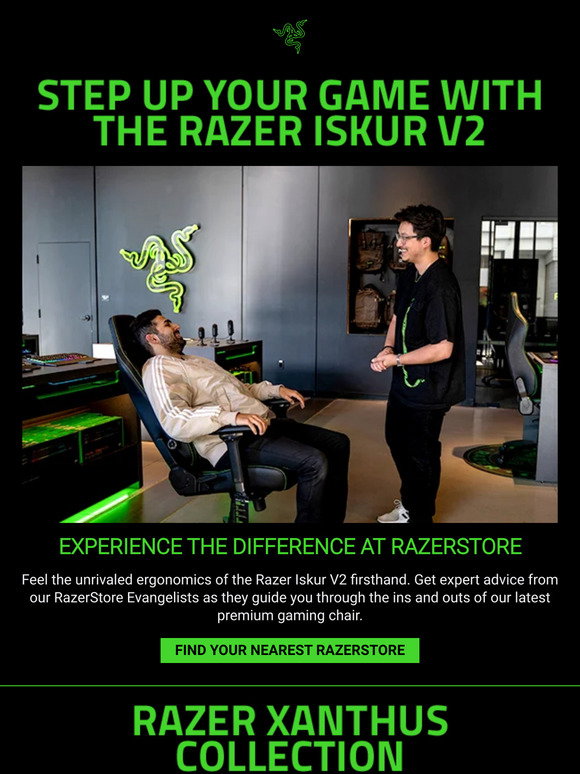 Razer: Try the Razer Iskur V2 | Milled