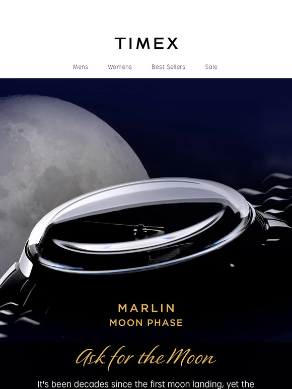 Timex: Coming Soon: Marlin Moon Phase | Milled