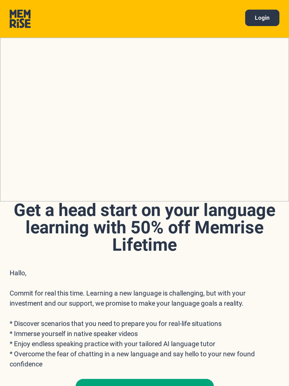Memrise: Commit to learning a language - 50% off Memrise Lifetime (24 ...