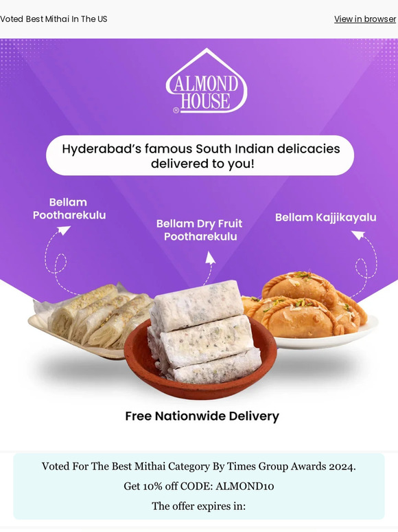 Quicklly: Almond House Holi Specials | Milled