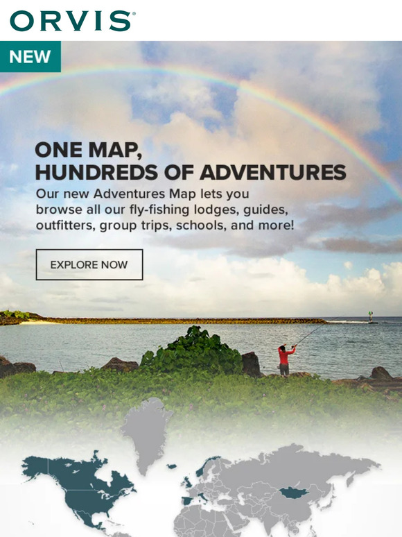 Orvis: Find your next angling adventure on our interactive map! | Milled