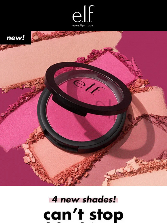Elf Cosmetics: NEW SHADES 💗 Primer-Infused Matte Blush | Milled