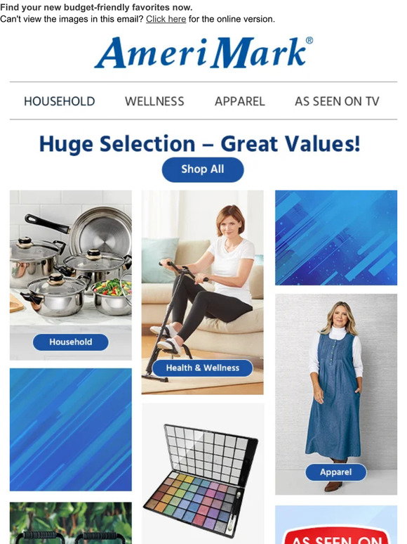 AmeriMark: Huge Selection – Great Values! | Milled