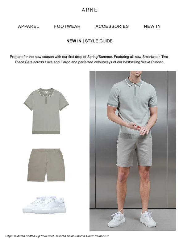 Arne: NEW IN | STYLE GUIDE | Milled