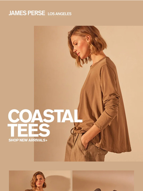 James Perse: Coastal Tees | Milled