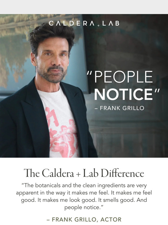 Caldera + Lab: "It makes me feel good, it makes me look good and people ...