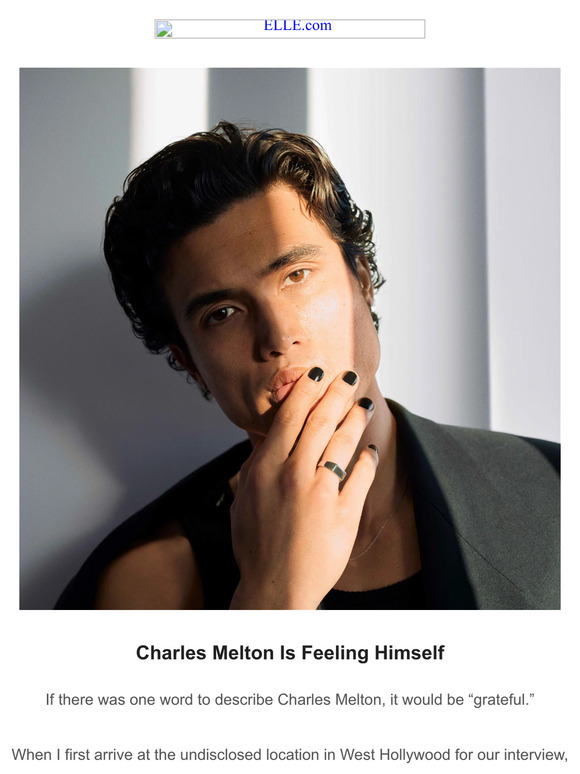 ELLE: Charles Melton Is Feeling Himself | Milled