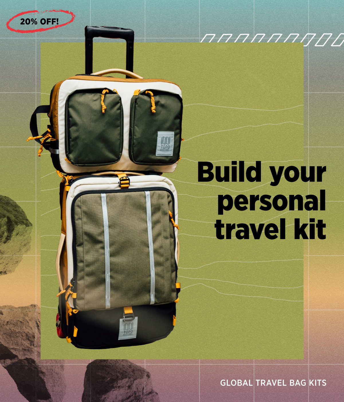 Topo Designs: Global Travel Kits: 20% Off | Milled