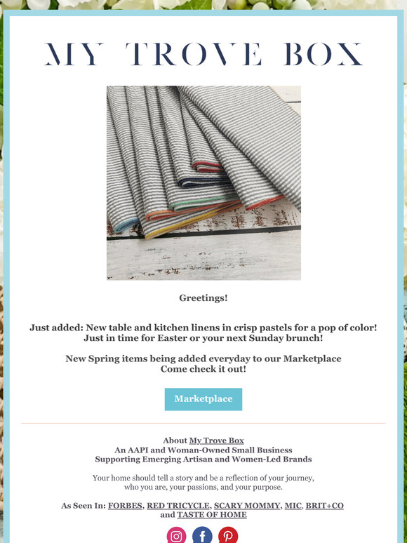 My Trove Box: Brighten Up Your Kitchen and Tablescape | Milled