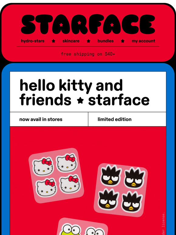 Starface: NOW @ CVS: HELLO KITTY AND FRIENDS x STARFACE | Milled