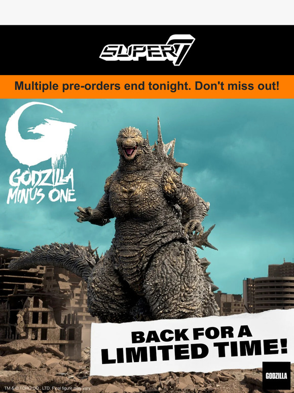 Super7: This Week in Super7 - Godzilla Minus One, ULTIMATES! ending ...