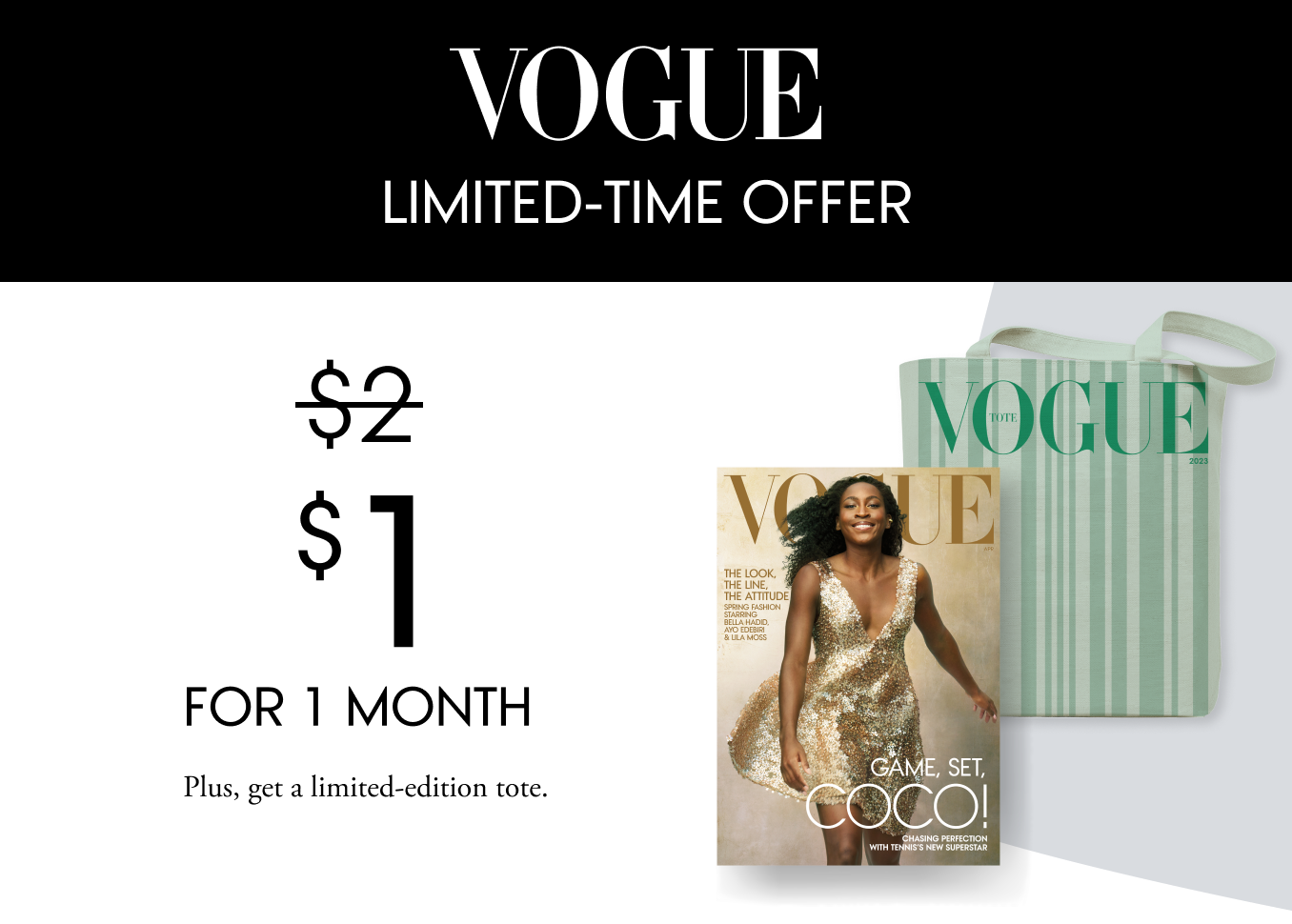 Vogue: Your Vogue tote awaits | Milled