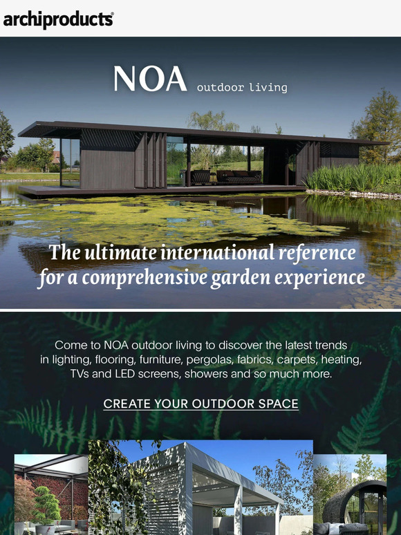 Archiproducts: Plan your outdoor experience with NOA outdoor solutions ...