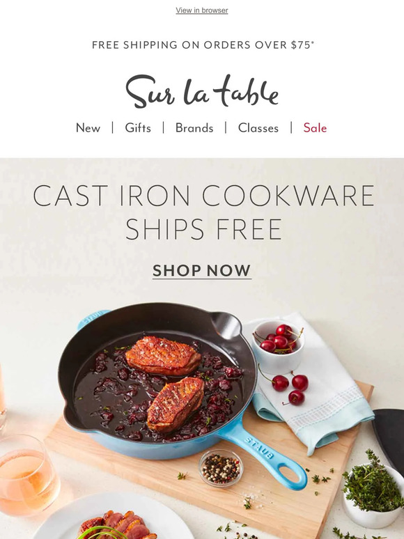 Sur la Table Email Newsletters: Shop Sales, Discounts, and Coupon Codes