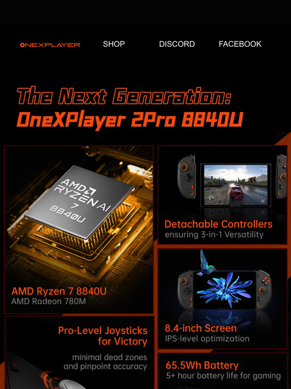 Onexplayer: The OneXPlayer 2 Pro 8840U is on the horizon - Stay tuned ...