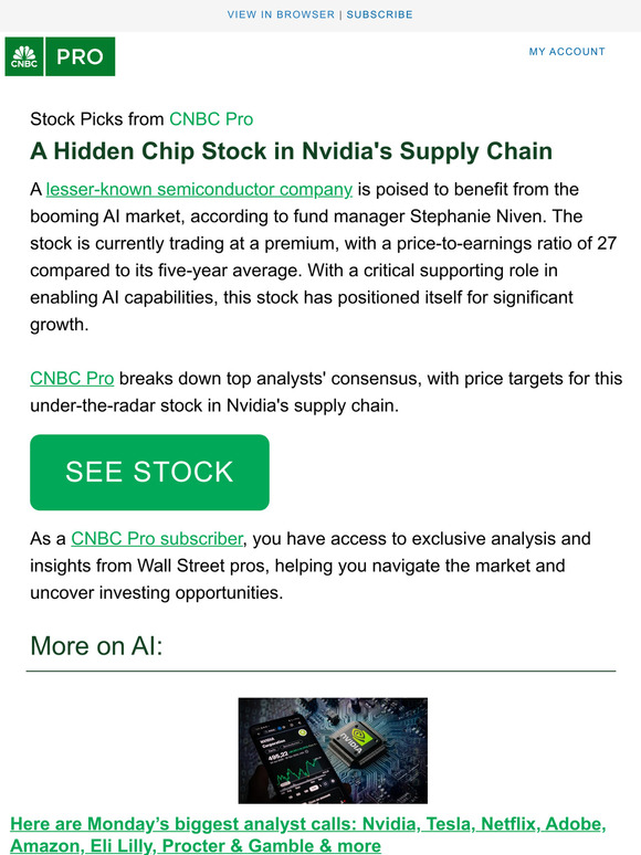 CNBC: See the hidden gem in Nvidia's AI supply chain | Milled