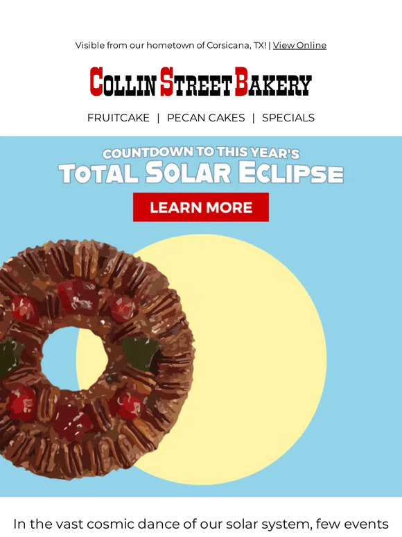 Collin Street Bakery: Countdown till the total solar eclipse | Milled