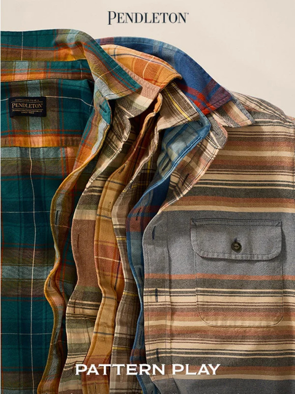 Pendleton: Just in: men’s Beach Shack Shirts | Milled