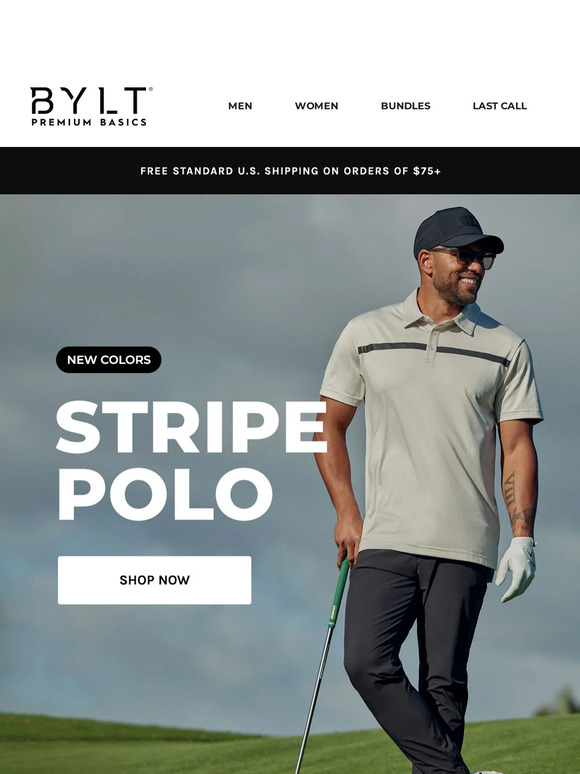 BYLT Basics: NEW Stripe Polo Colors 🔥 | Milled