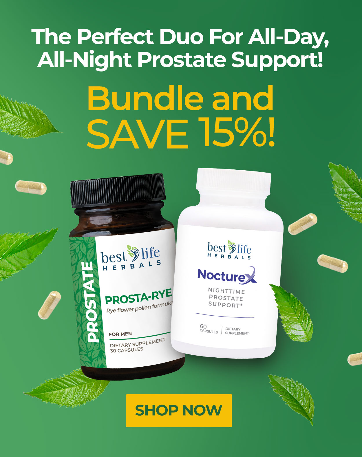 Best Life Herbals: The Perfect Prostate Duo | Milled