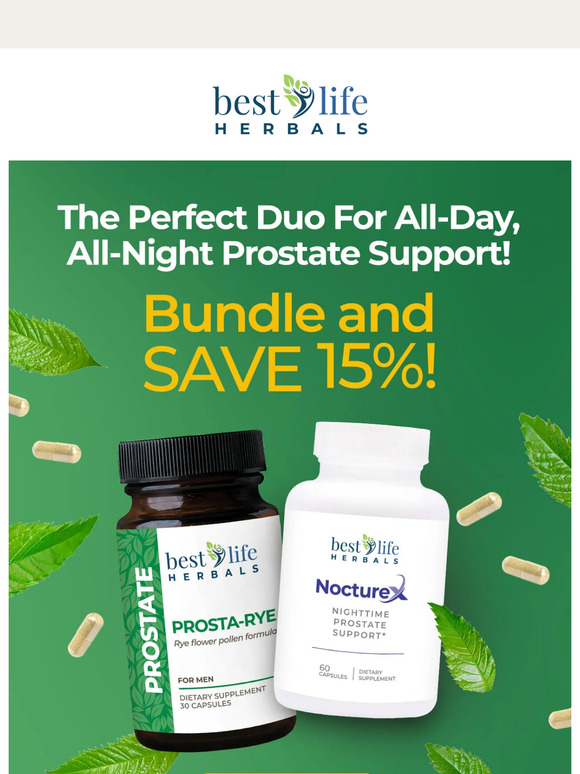 Best Life Herbals: The Perfect Prostate Duo | Milled