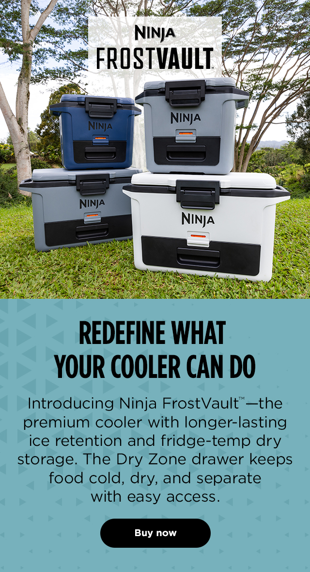 Ninja Kitchen: NOW AVAILABLE—Ninja FrostVault™ Cooler. | Milled