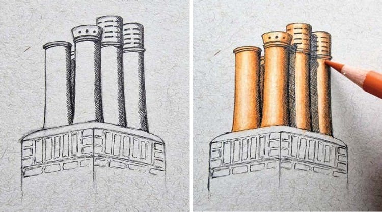 My Modern Met: Demi Lang's Step-By-Step Guide to Architectural ...