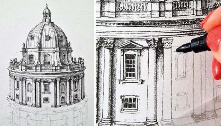 My Modern Met: Demi Lang's Step-By-Step Guide to Architectural ...