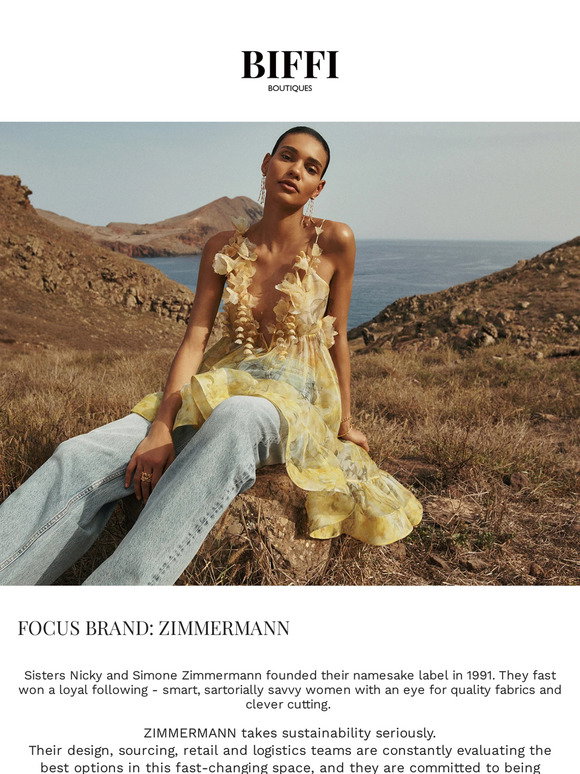 Biffi Boutique: FOCUS BRAND: ZIMMERMANN the Australian iconic fashion ...