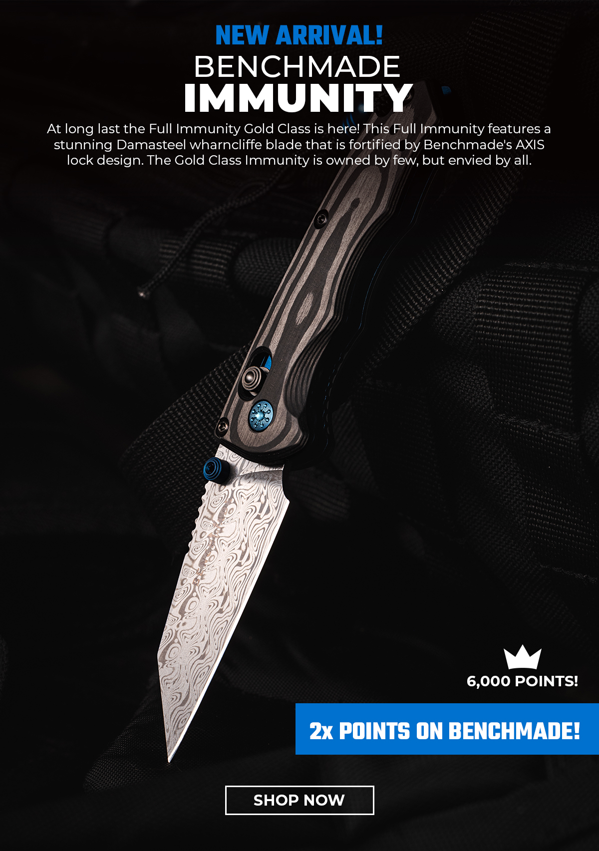 Blade HQ - Source: The Benchmade Immunity Gold Class is here! | Milled