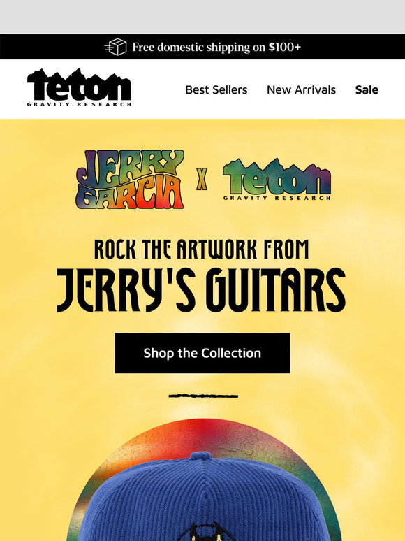 Teton Gravity Research: Jerry Garcia x TGR | Rock the Artwork from ...