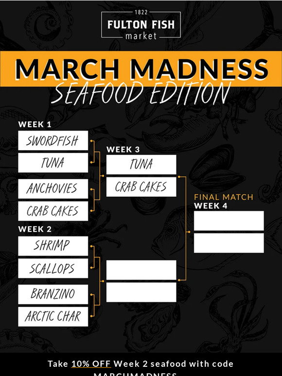 Fulton Fish Market: Fulton's March Madness: Week 2 🔥 | Milled