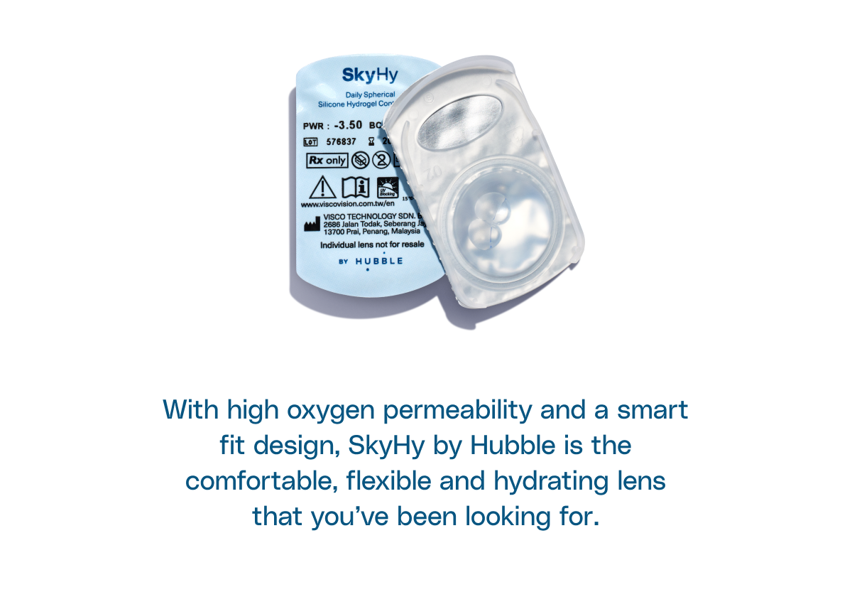 Hubble Contacts: The lens material preferred by doctors. | Milled