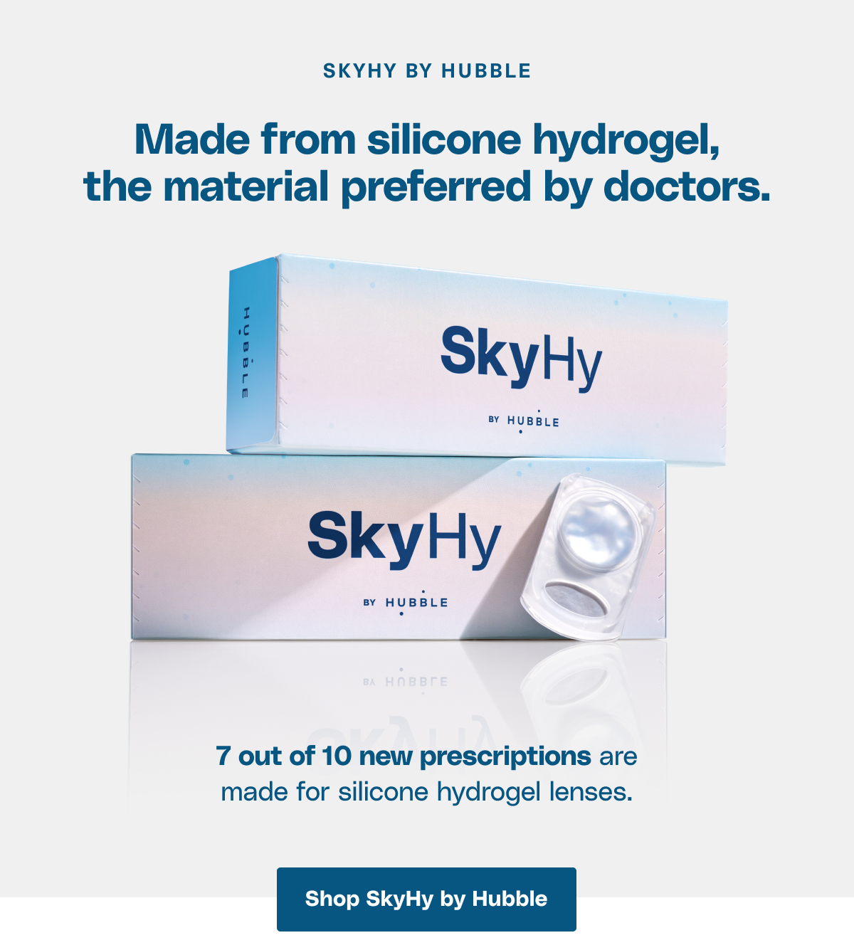 Hubble Contacts: The lens material preferred by doctors. | Milled