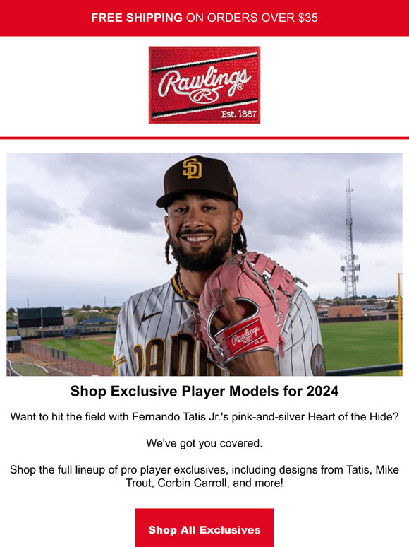 Rawlings: Fernando Tatis Jr.'s All Pink Gamer 😍 | Milled