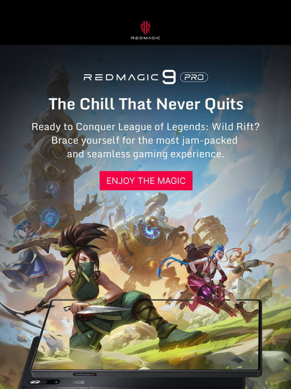 RedMagic: 👾Get Ready to Conquer League of Legends: Wild Rift! | Milled