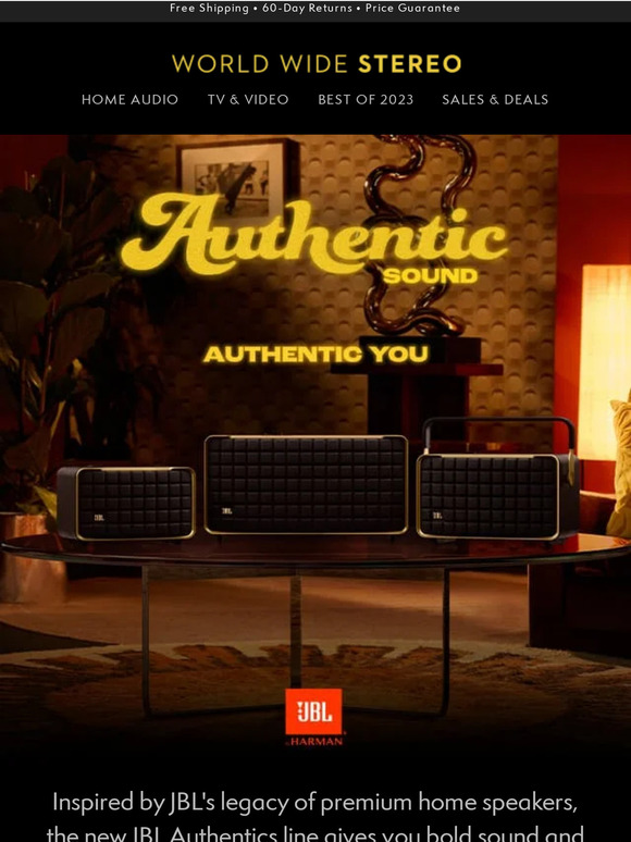 World Wide Stereo: ALL NEW: JBL Authentics Collection, Bose Ultra Open ...