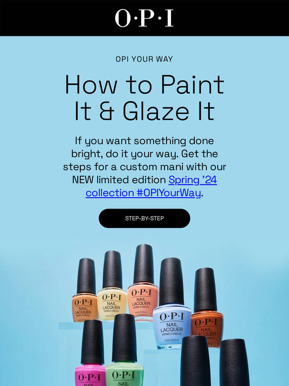 OPI: Create Your Own Looks with NEW Paints & Glazes | Milled