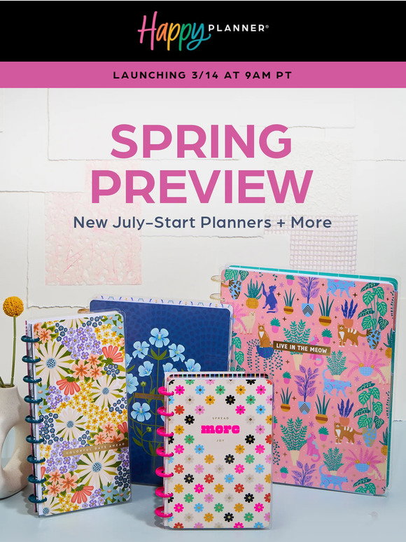 The Happy Planner: VIP PREVIEW: Spring 2024 Collection! 🌷 | Milled